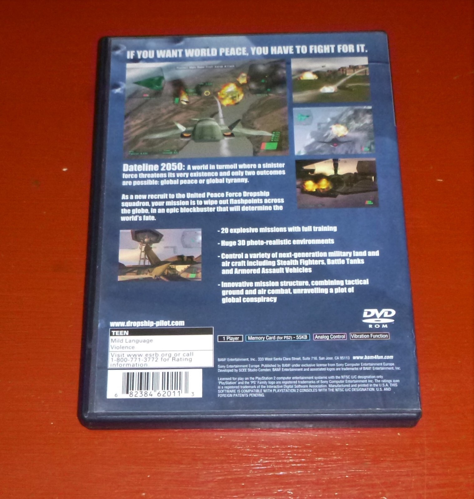 Dropship United Peace Force (Sony PlayStation 2, 2002 PS2)-No Manual | eBay