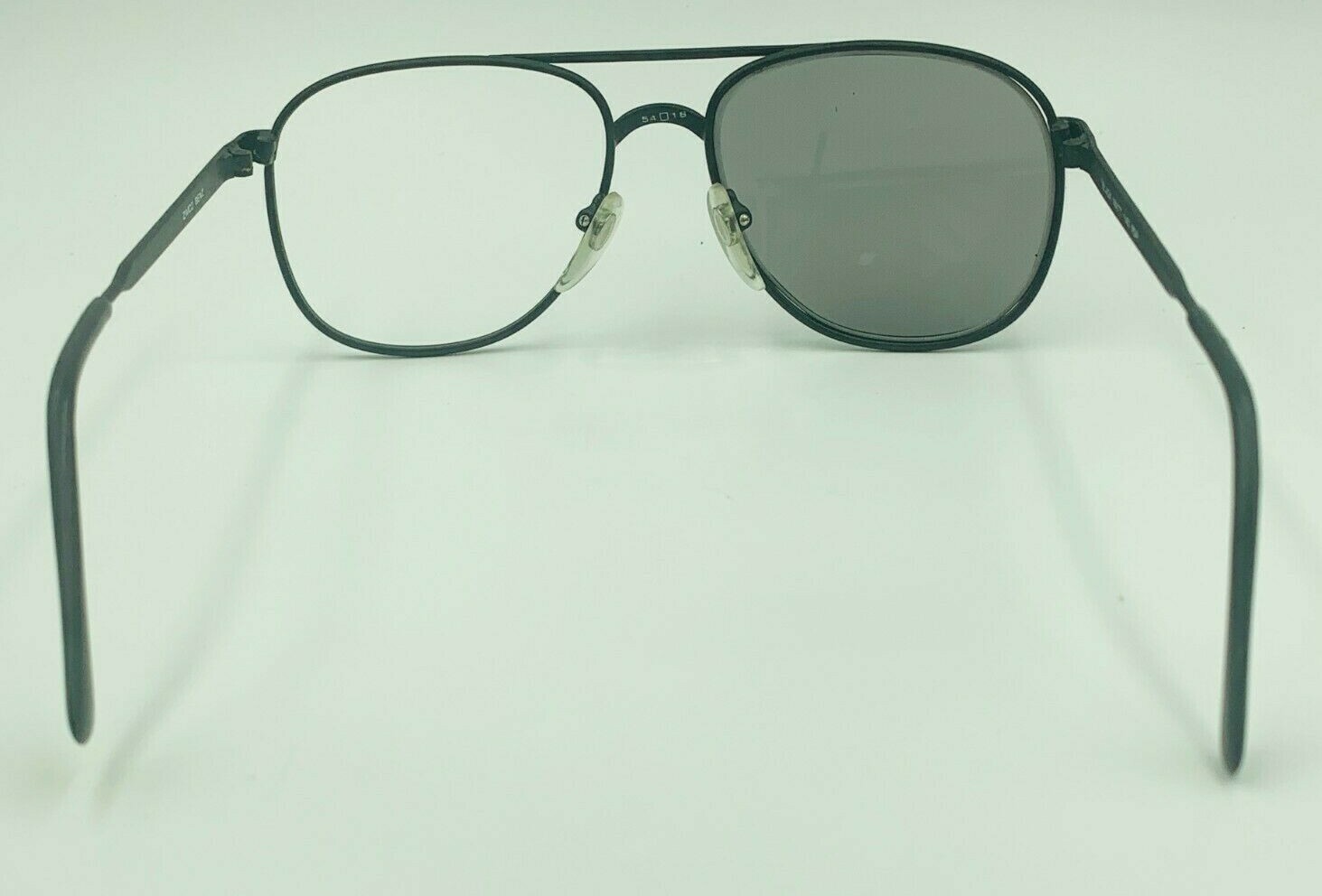 Vintage Zimco Benz Matte Black Metal Pilot Sunglasses… - Gem