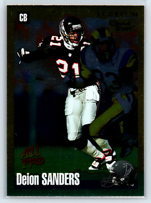 Deion Sanders 1994 Score Gold Zone #4 Atlanta Falcons | eBay