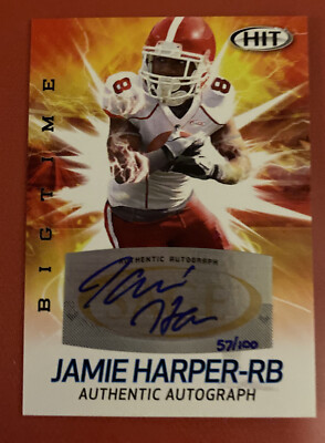 2011 Sage HIT Jamie Harper Tennessee Titans Clemson - Auto /100 | eBay