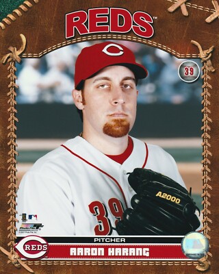 Aaron Harang Cincinnati Reds 8x10 PHOTOFILE Glossy Photo MLB Officially ...