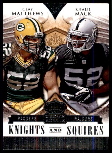 Clay Matthews/Khalil Mack 2014 Crown Royale Knights & Squires #KS16 ...