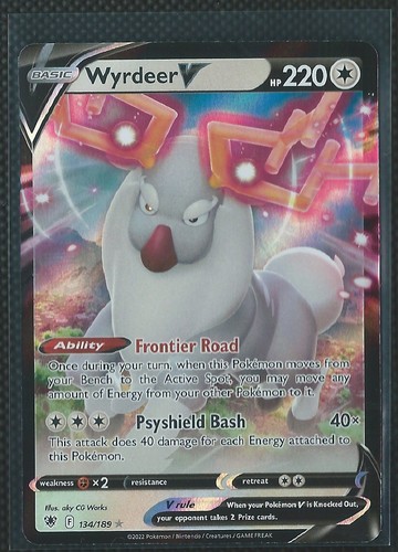 Pokemon TCG Wyrdeer V - 134/189 - Astral Radiance Near Mint | eBay ...