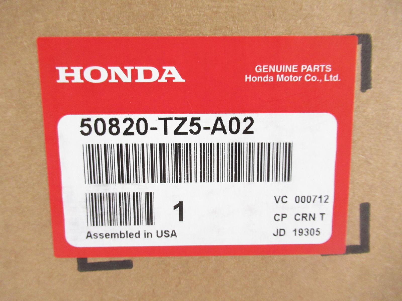 Genuine OEM Honda Acura 50820-TZ5-A02 Passenger Side Engine Mount Mount ...