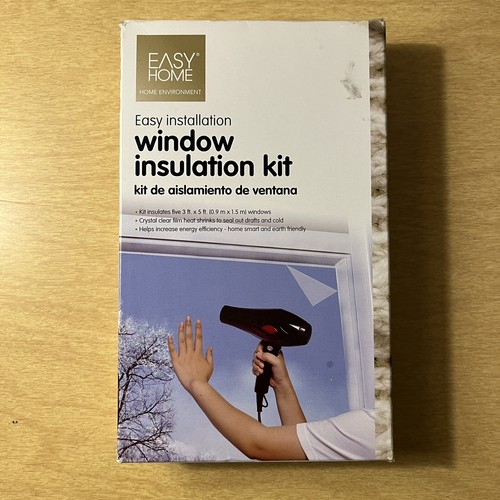 Easy Home Window Insulation Kit for 5 Windows (3ft x 5ft) | eBay