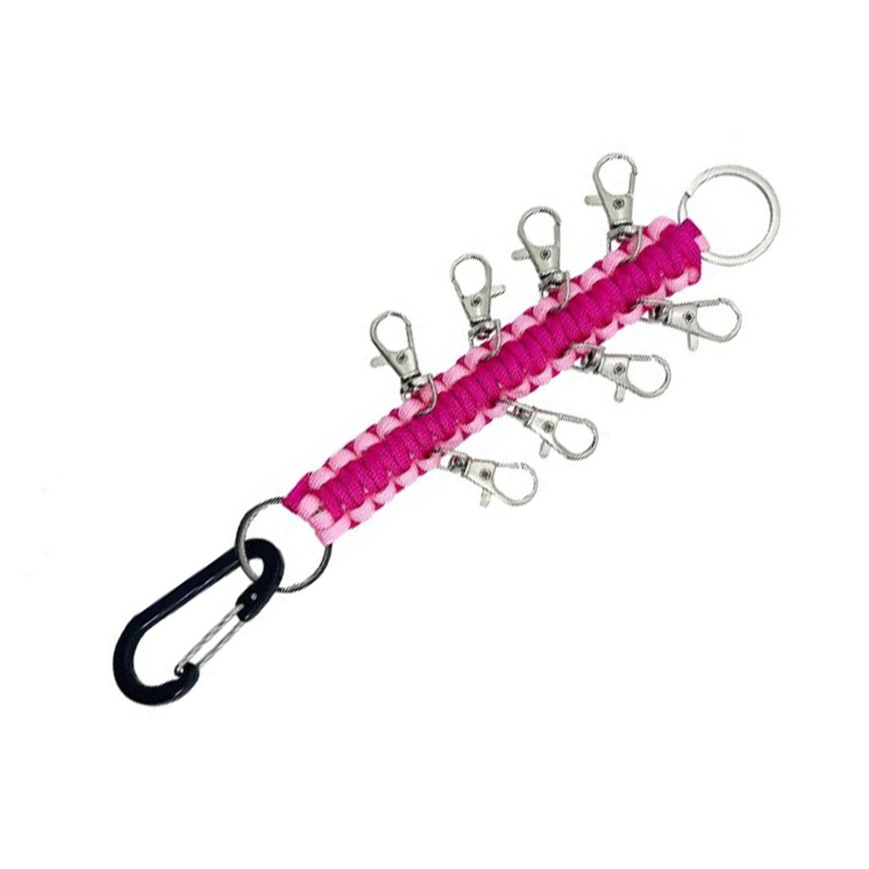 Pink Cheer Bow Holder Nylon And Stainless Steel Cheerleading Bow ...