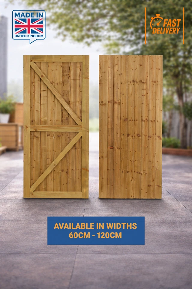 6 Ft Wooden Garden Gates for sale | eBay UK