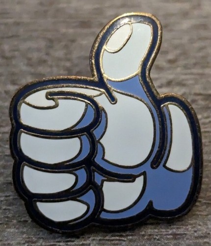Cartoon Gloved Thumbs Up Vault Boy Fallout Game TV Series Lapel Pin | eBay
