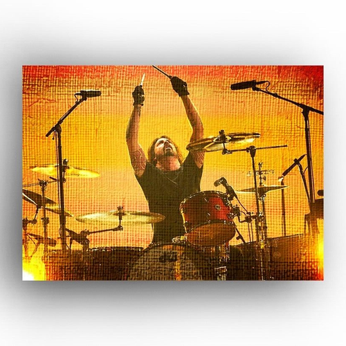 Dave Grohl #13 Sketch Card Limited 1/50 PaintOholic Signed | eBay