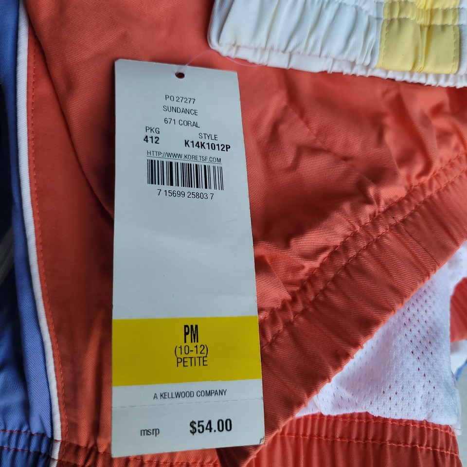 NWT $54 VTG Koret Sundance Coral Bomber Jacket Zip Front Womens Petite ...