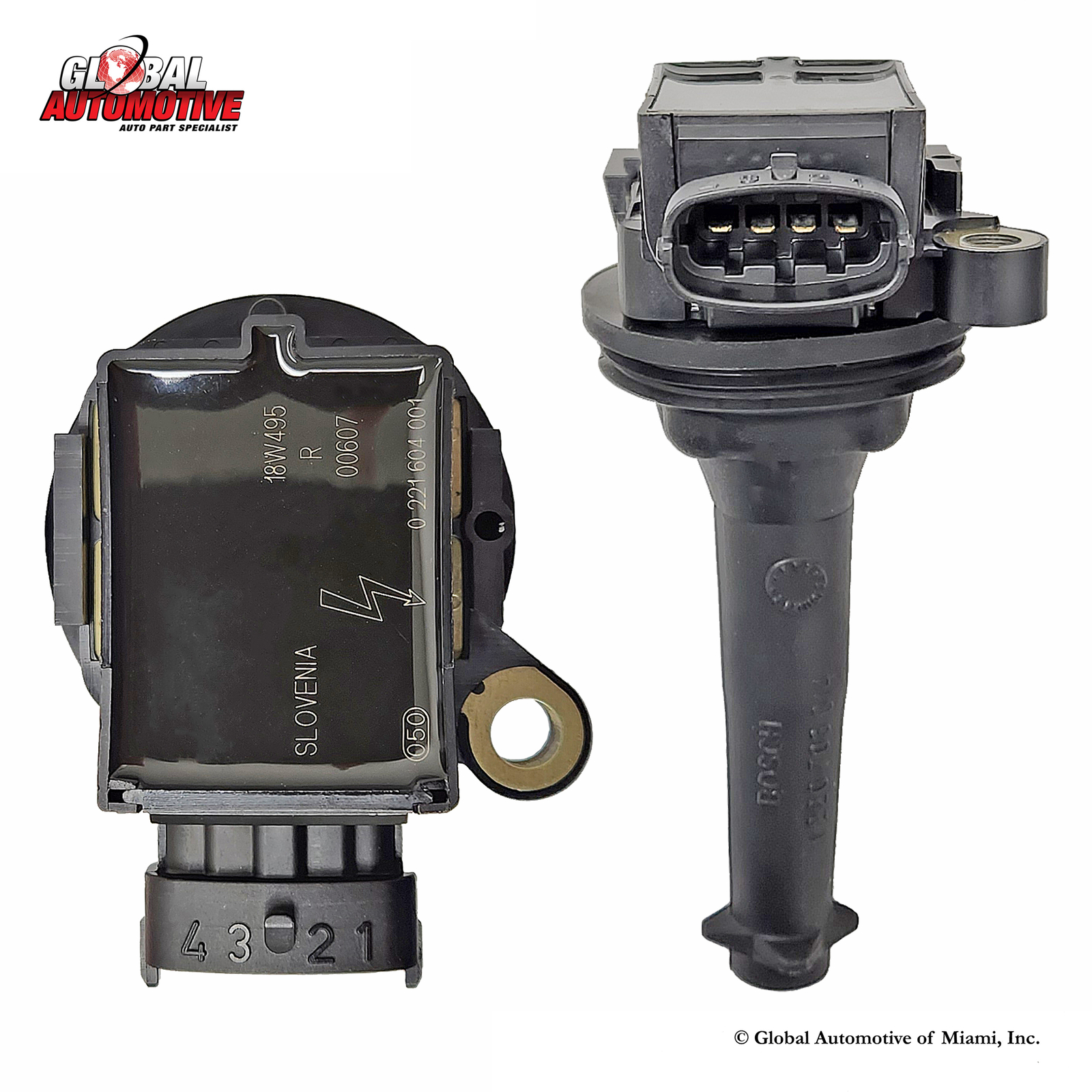 Bosch 0221604008 Ignition Coil for 1998-2007 Volvo C70 S60 S70 S80 V70 ...