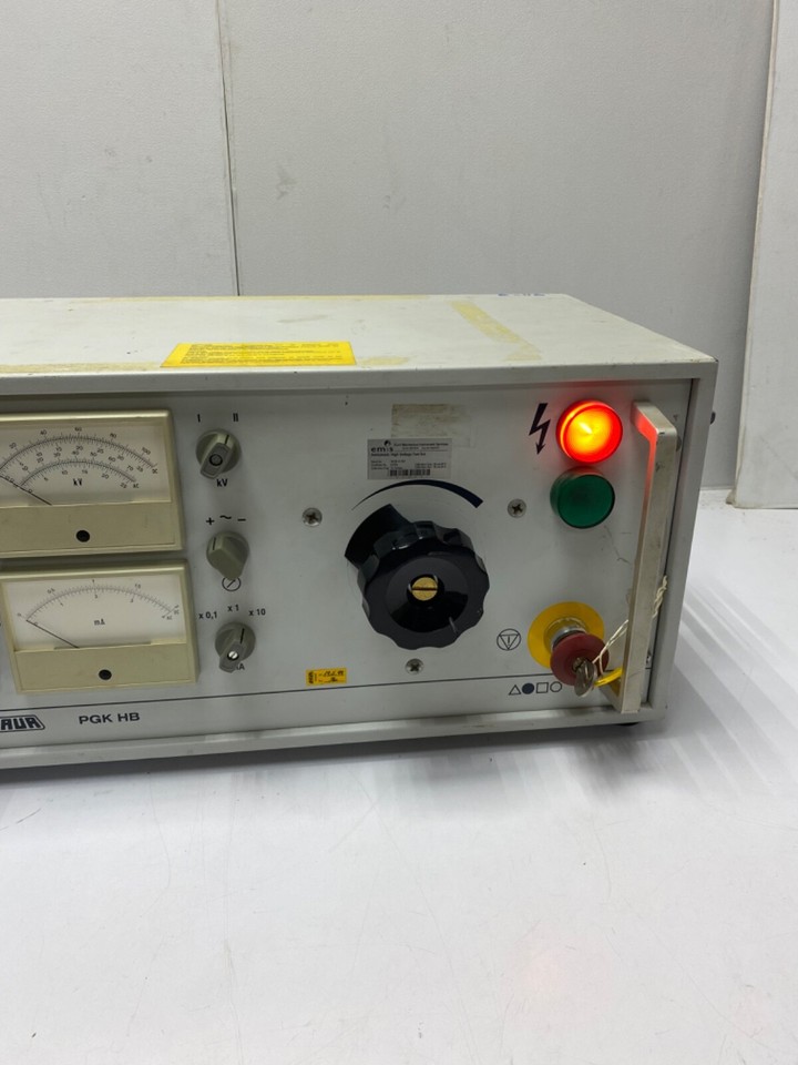 BAUR PGK 110 HB-990924003/88090405H -110V/220V , 110 KVDC/78 KVAC HV ...