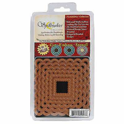 Spellbinders Nestabilities Classic Scalloped Squares Large 6 Die Cuts ...