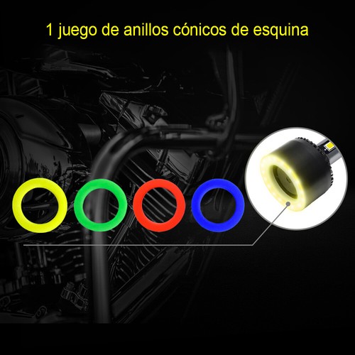 1 set of interchangeable aperture lamp bead H4 motorcycle LED headlight ...