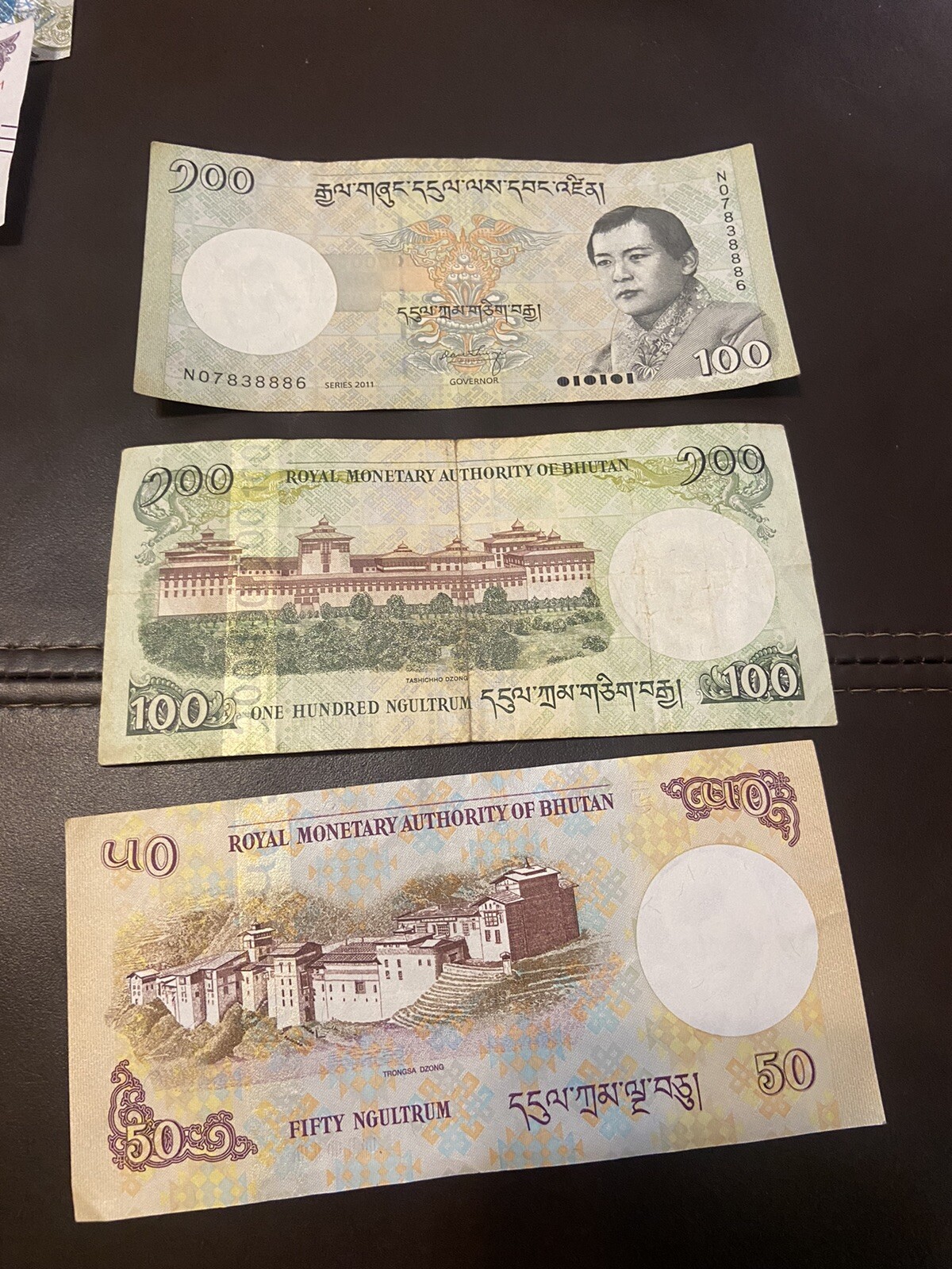 Bhutan 1 Ngultrum Uncirculated Banknote Currency Money - three Bills | eBay