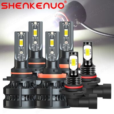 For Lexus RX330 2004 2005 2006 LED Headlight + Fog Light Bulbs Kit ...