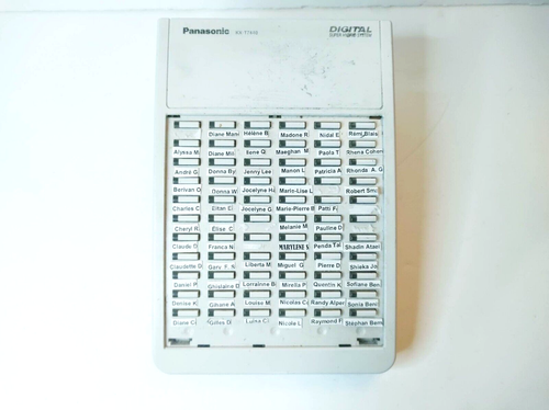 PANASONIC KX-T7440 WHITE 48 BUTTON SYSTEM DIGITAL DSS TELEPHONE ADD ON ...
