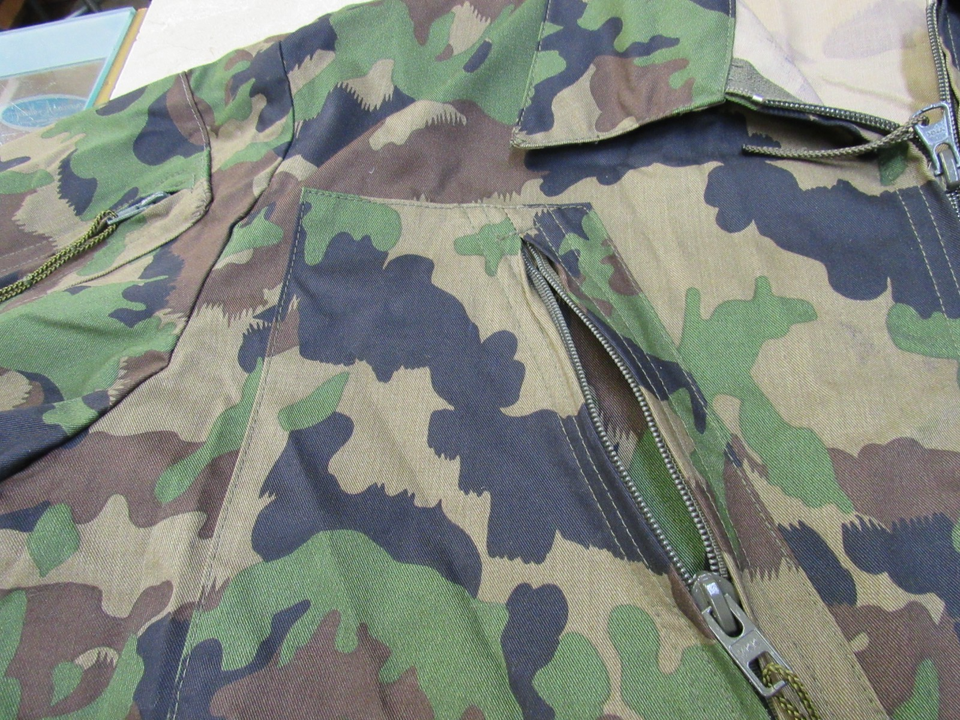 Swiss TAZ 90 Woodland Camo Field Shirt Combat Jacket M92 Approx a Size ...