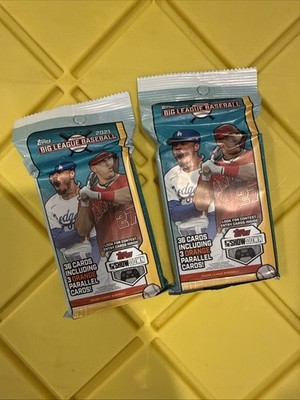 2021 TOPPS BIG LEAGUE BASEBALL FAT PACKS (36 card) ORANGE PARALLELS (2 ...