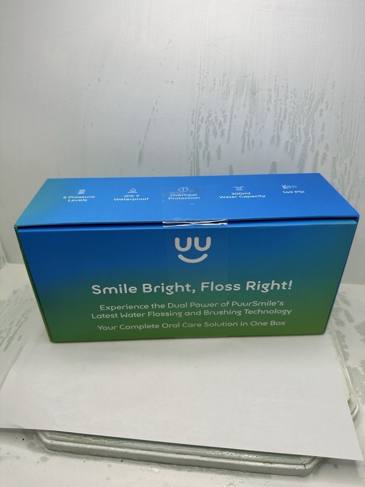 Puur Smile Water Flosser The Flossing Toothbrush Sealed | eBay