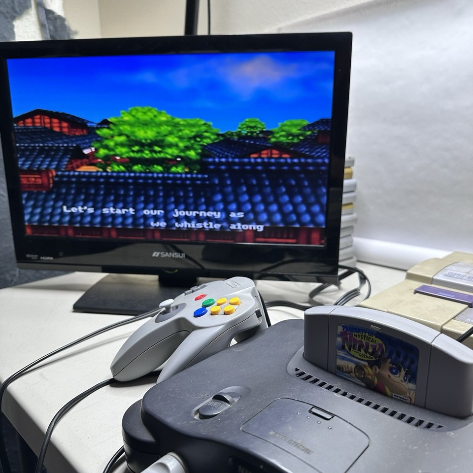 Mystical Ninja Starring Goemon (N64) Authentic Cart Only Tested! Works ...