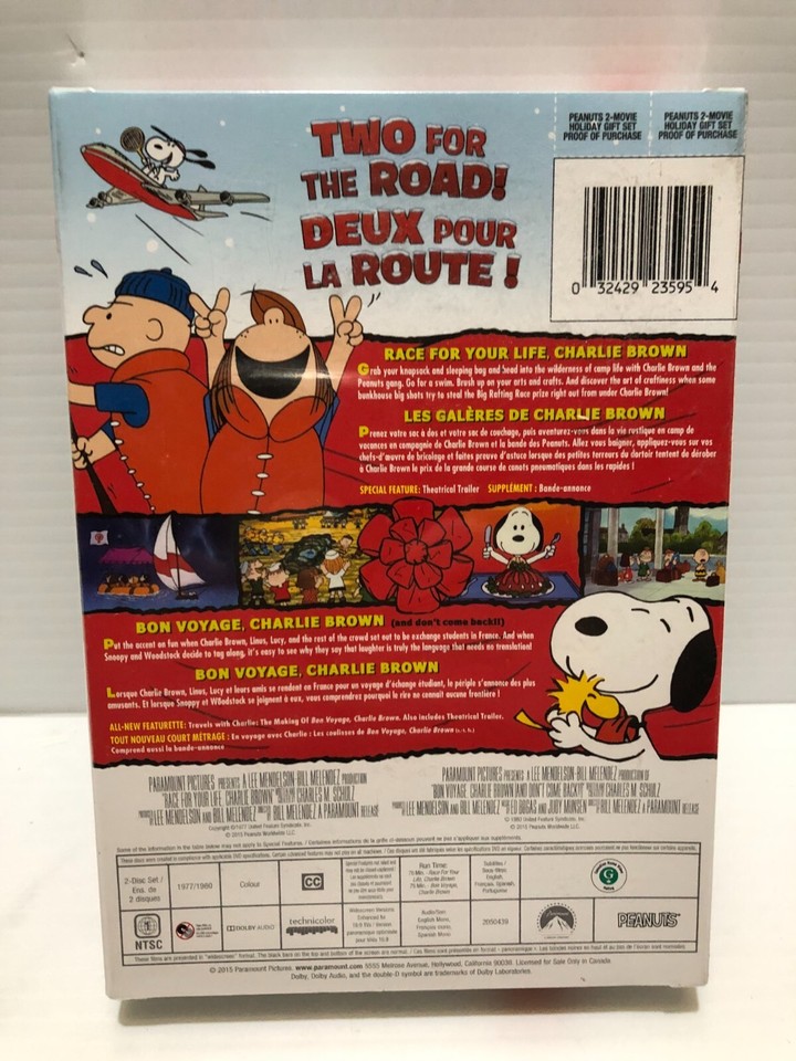 Peanuts Movies Holiday Gift Set - 2 DVD set - 2015 Paramount | eBay