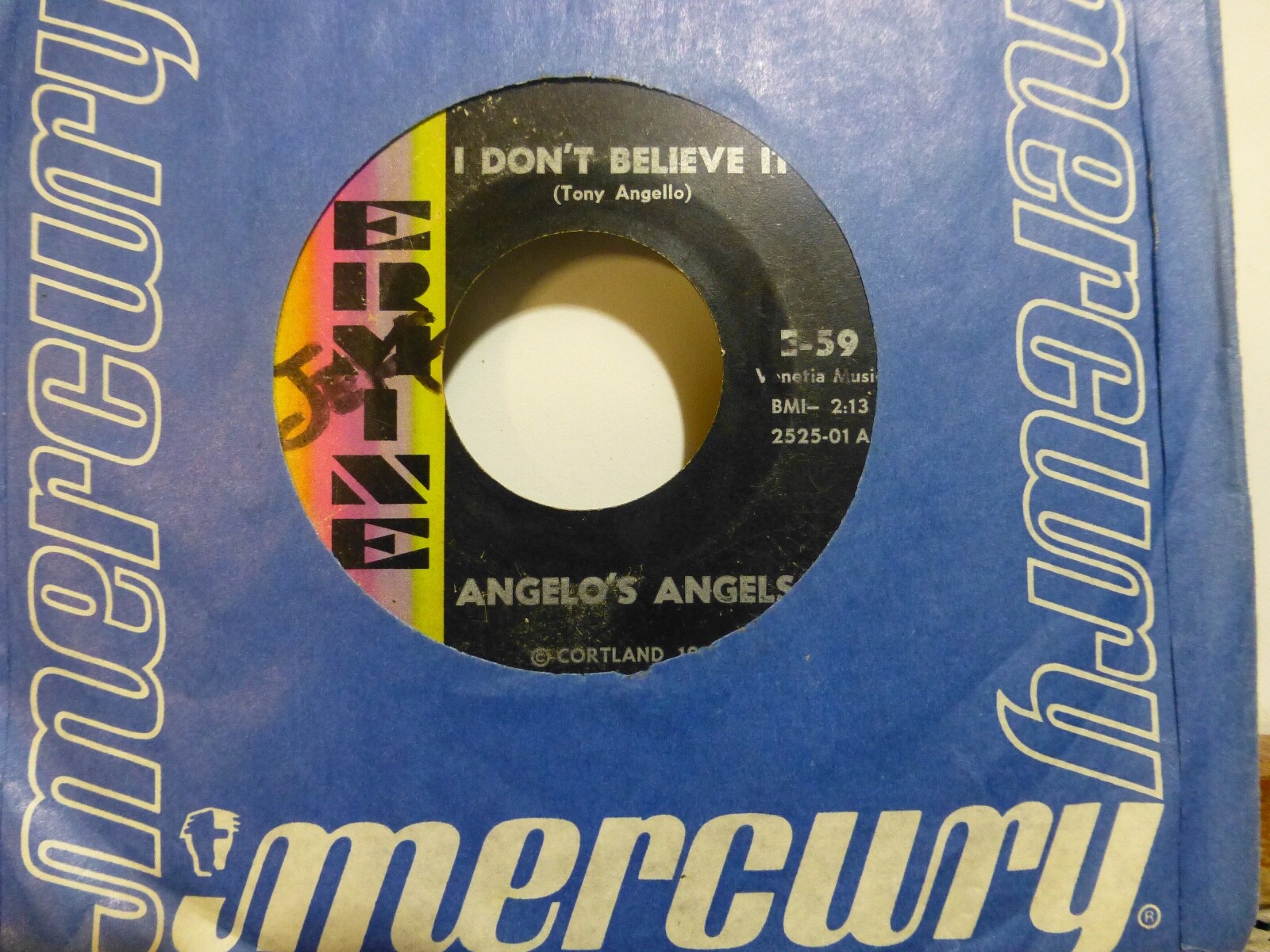 ANGELO'S ANGELS I DON'T BELIEVE & SHIMMY JIMMY VG ERMINE 45 | eBay