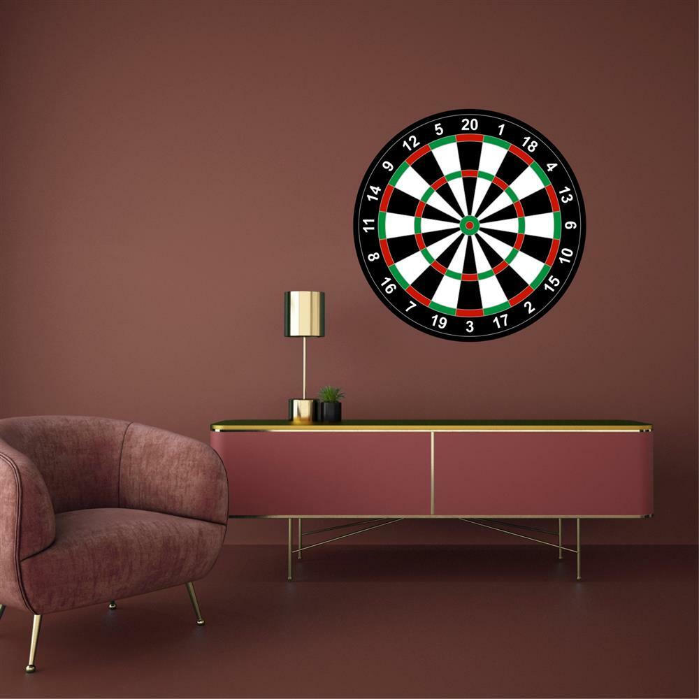 Wandtattoo Dart Scheibe Original Darts Sport Wand Aufkleber Deko Geschenk 40 cm | eBay
