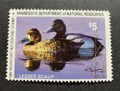 WTDstamps - 1986 MINNESOTA - State Duck Stamps - Mint OG NH | eBay