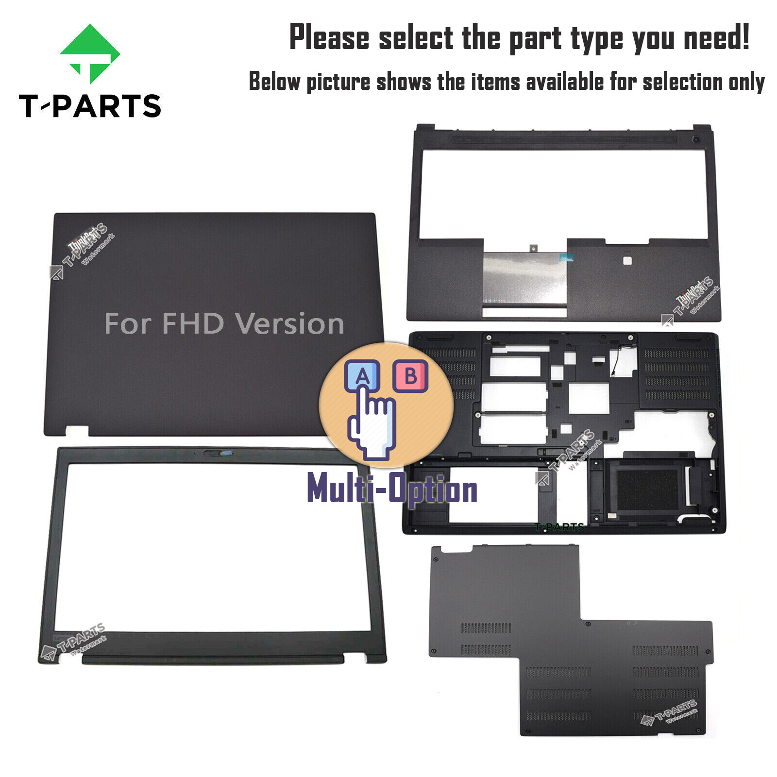 LCD Rear Back Cover/Bezel/Palmrest/Bottom Case/Big Door For Lenovo ...