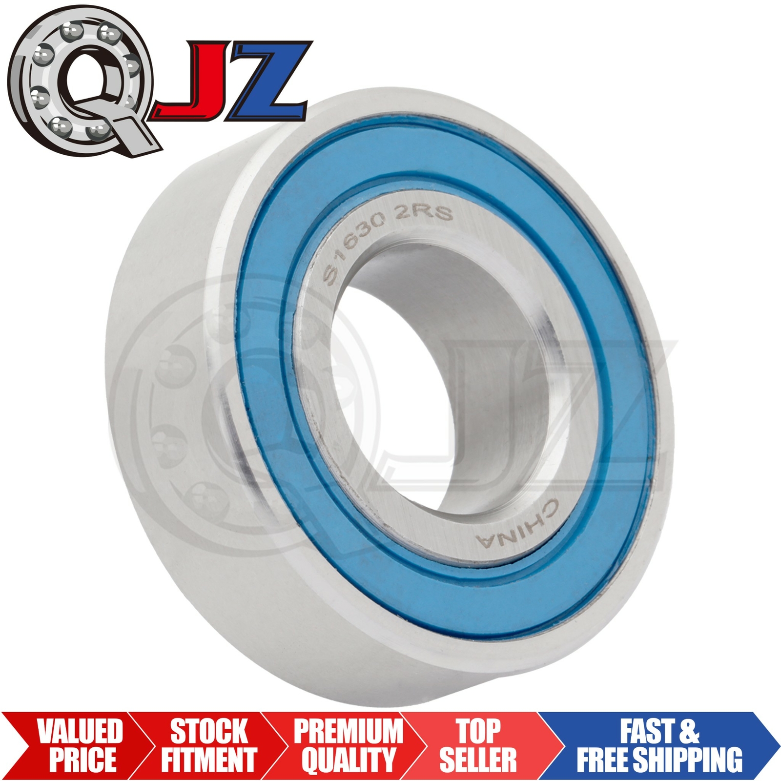 [Qty.1] New S1630-2RS Stainless Ball Bearing [0.75" Bore x 1.625" OD x ...