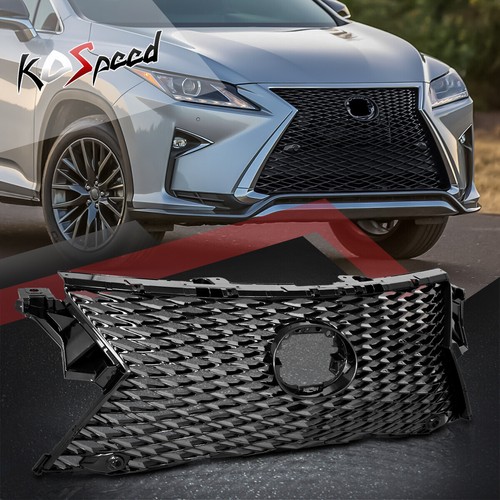 Diamond Mesh Grille w/ Sensor Holes for Lexus RX350 RX450H F-Sport 2016 ...