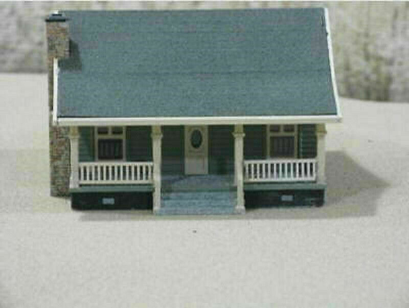 HO Scale Cottage house set (Gray) Hobby train town unassembled DIY Kit ...
