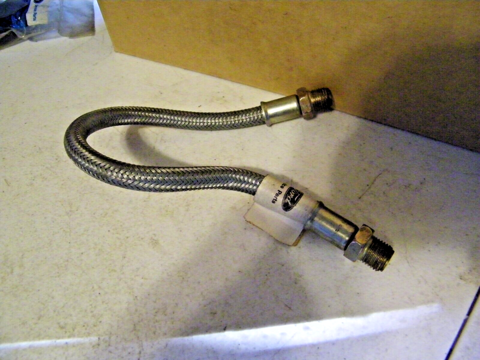 FUEL LINE "S" Braided Formed 15" NEW FORD NOS E2EE-9B273-BA MERCURY ...