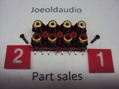 Outlaw 1050 Receiver RCA Jack Panel CD,AUX, Read Below. Parting Out ...