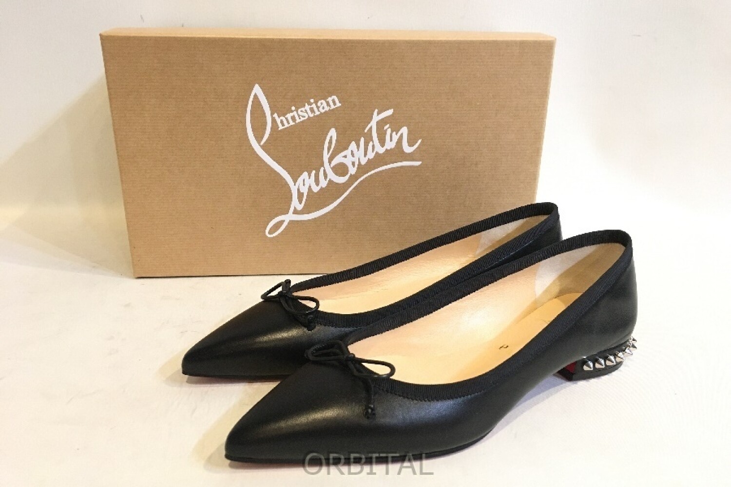 Christian Louboutin Unused 22SS flat pumps studs spik… - Gem
