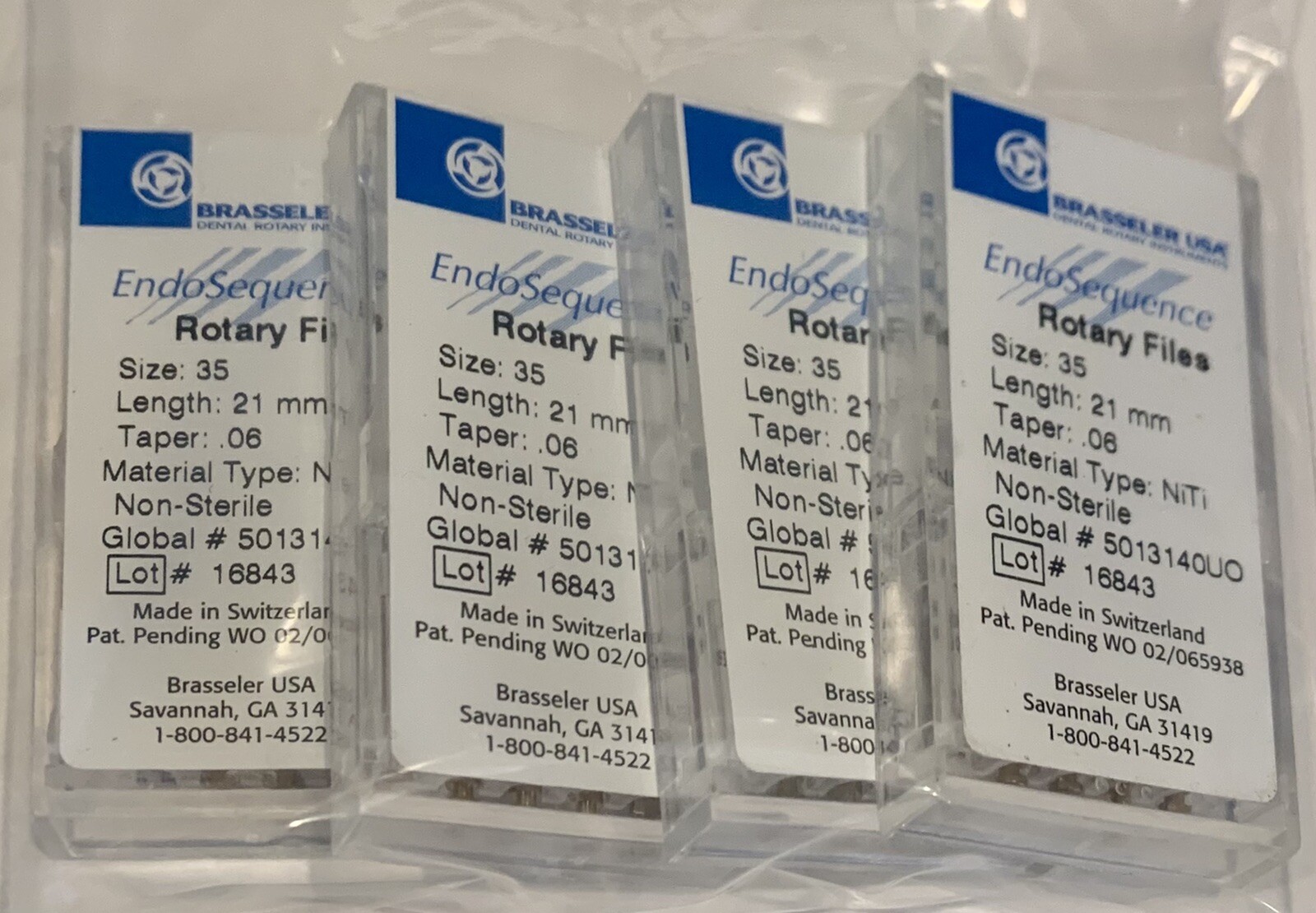 Brasseler USA Endosequence Rotary Files Size: 35 Length: 21mm Taper ...