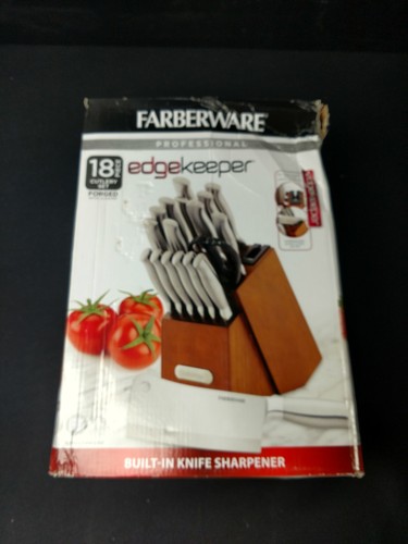 Farberware Edgekeeper Professional 18pc Forged Cutlery Knife Set....NEW ...