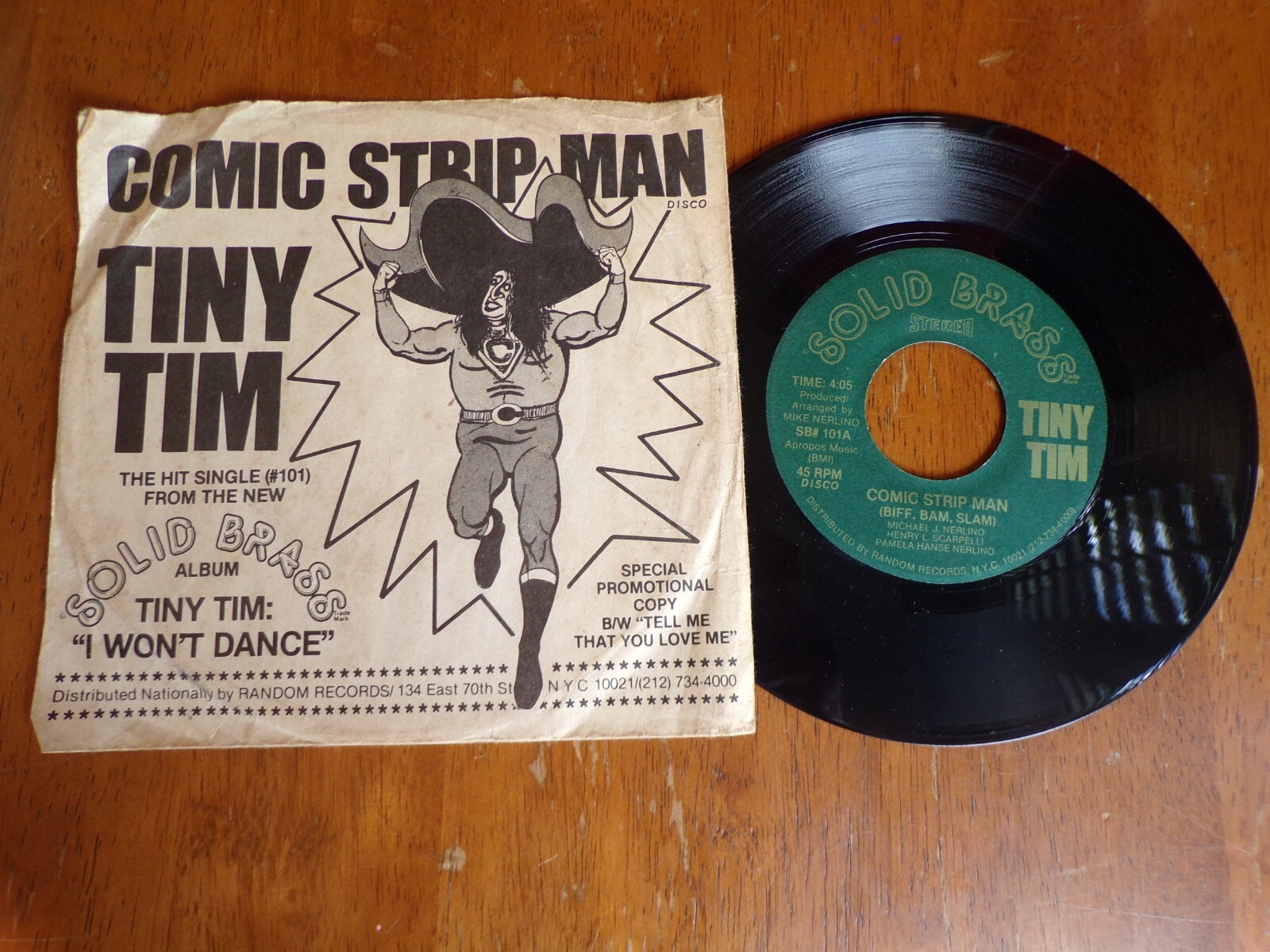 Tiny Tim Comic Strip Man / Tell Me That You Love Me PROMO 45 | eBay