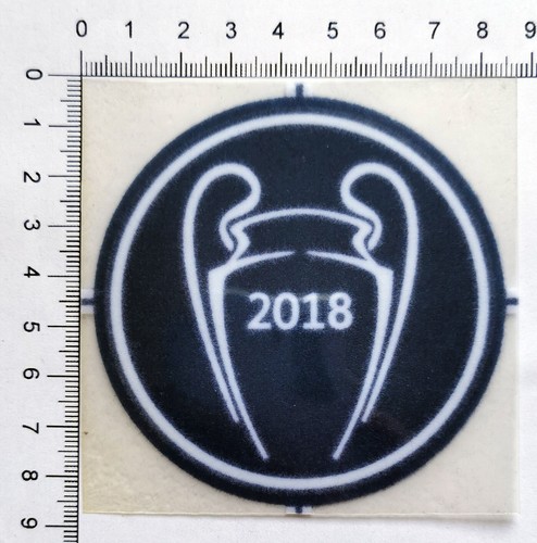 CHAMPIONS LEAGUE 'CHAMPIONS 2018' Patch Badge SPORTING ID REAL MADRID ...