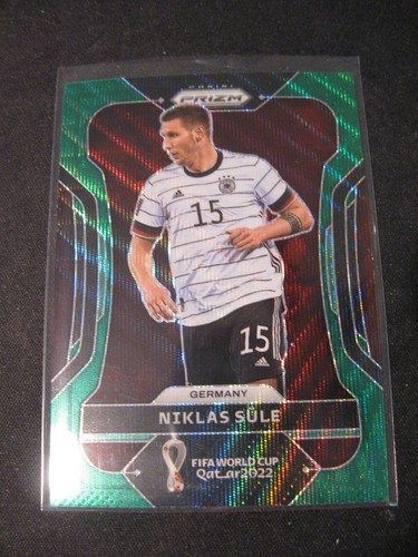 NIKLAS SULE 2022 Panini Prizm FIFA World Cup Qatar GREEN WAVE #115 ...