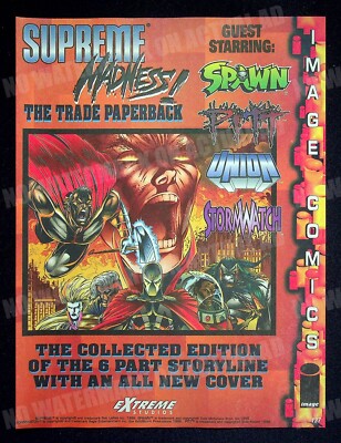 Supreme Spawn Pitt Union Stormwatch Image Comics 1996 Print Magazine Ad ...