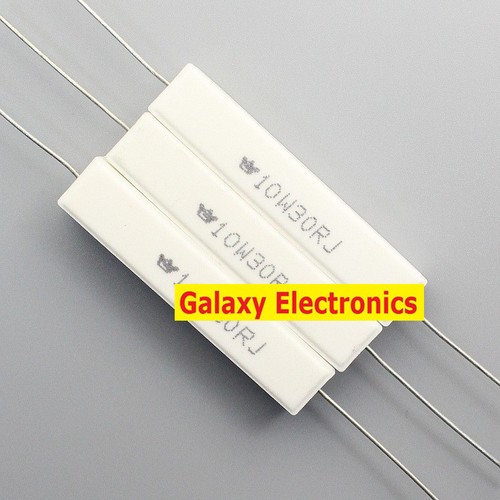 10pcs Brand New 5% 10w 30 ohm 30RJ Cement Resistor Flame Resistance | eBay