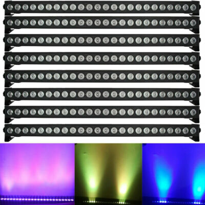 24 LED RGB Wall Wash Light Bar DMX Stage DJ Disco Party Club Lights ...