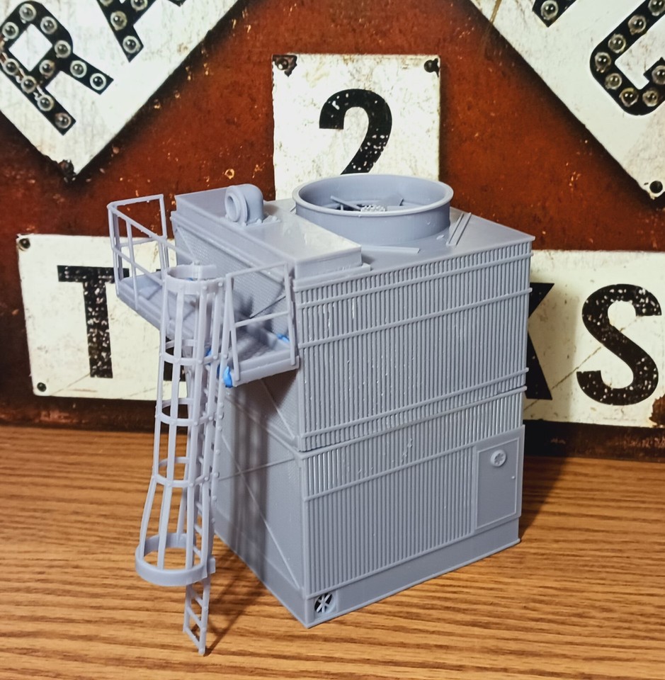 Industrial Cooling Tower Kit (1:48th - O Scale) | eBay