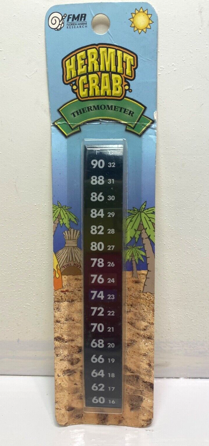 FMR Hermit Crab Aquarium Thermometer Hermit crab home temperature | eBay