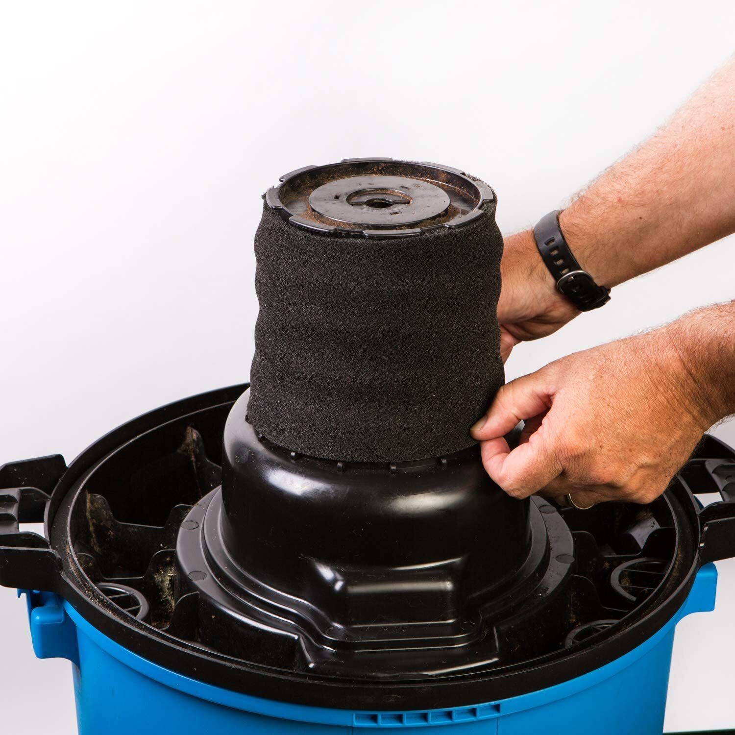 2-Pack HQRP Small Foam Filter Sleeves for Shop-Vac 9052600 / 90526 Type ...