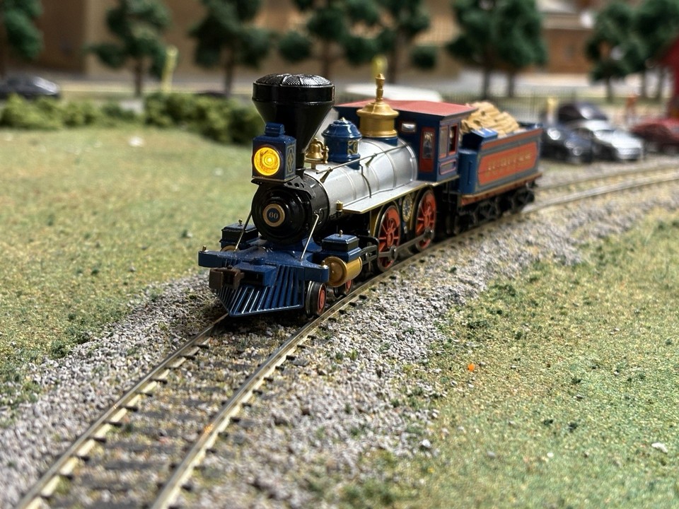 HO Scale BACHMANN Industries American 4-4-0 Steam Locomotive DCC Sound ...