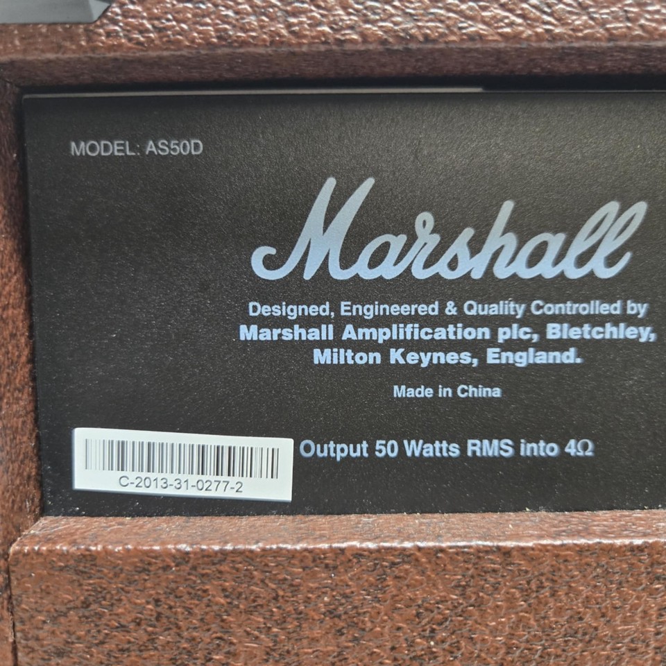 Marshall AS50D 50W 2x8 Acoustic Guitar Combo Amp | eBay