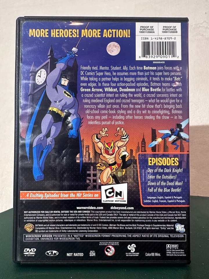 Brave and Dvd Bold Batman: Batman Season Episodes Bold Part Cartoon ...